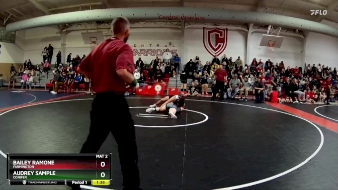 170 lbs 1st Place Match - Audrey Sample, Conifer vs Bailey Ramone ...