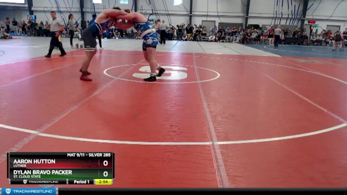 Silver 285 lbs Champ. Round 1 - Dylan Bravo Packer, St. Cloud State vs ...