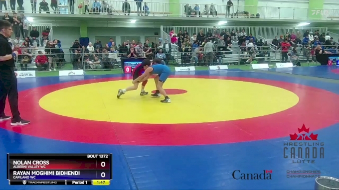 39-42kg Cons. Semi - Nolan Cross, Alberni Valley WC vs Rayan Moghimi ...