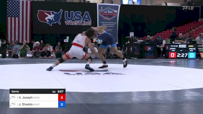 74 kg Semis - Vincenzo Joseph, Sunkist Kids Wrestling Club vs Joshua ...