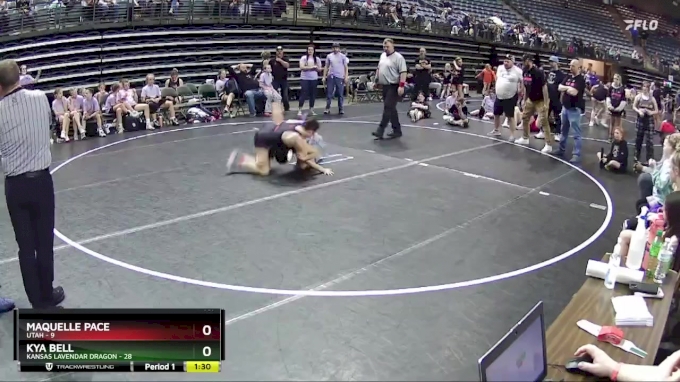 150 lbs Round 4 (6 Team) - Tynsley Leonard, Kansas Lavendar Dragon vs ...