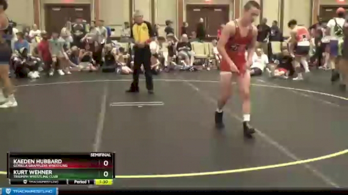 117 lbs Semifinal - Kaeden Hubbard, Gorilla Grapplers Wrestling vs Kurt ...