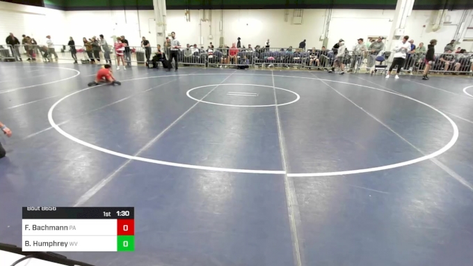 95 lbs Quarterfinal - Freddy Bachmann, PA vs Brock Humphrey, WV