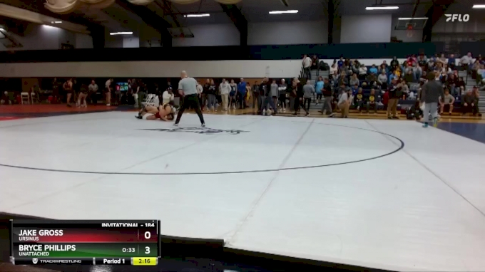 184 lbs Champ. Round 1 - Jake Gross, Ursinus vs Bryce Phillips, Unattached