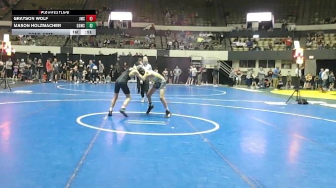 Rookie 6-8 100 Cons. Semi - Grayson Wolf, Jolliff Middle School vs ...