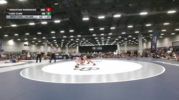 144 lbs Semis - Sebastian Rodriguez, Coachella Valley Wrestling Club vs ...