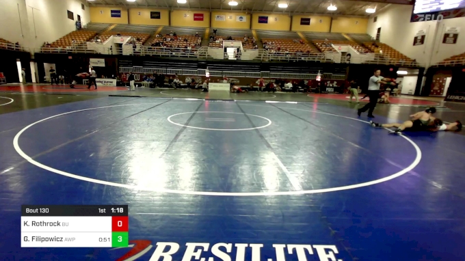 165 lbs Semifinal - Keegan Rothrock, Brown University vs Gunner ...