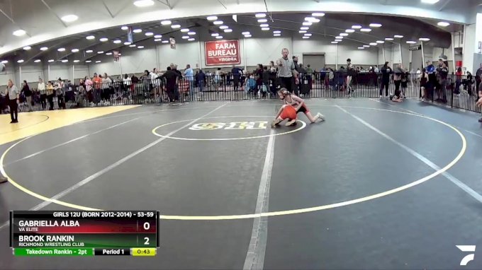 53-59 lbs Round 5 - Gabriella Alba, VA Elite vs Brook Rankin, Richmond ...