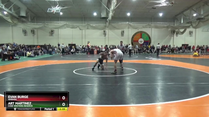 141 lbs Semifinal - Art Martinez, Case Western Reserve vs Evan Burge ...