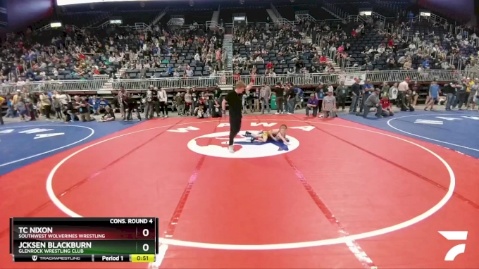 56 lbs Cons. Round 4 - Tc Nixon, Southwest Wolverines Wrestling vs ...