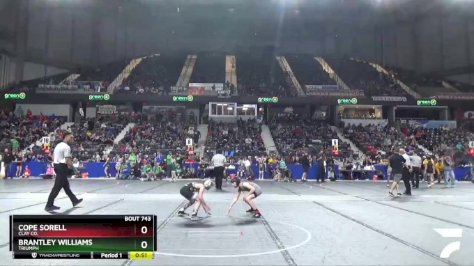 76 lbs Cons. Semi - Brantley Williams, Triumph vs Cope Sorell, Clay Co.