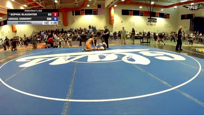 140 lbs Semifinal - Sophia Slaughter, Hornet Training Center vs Abigail ...