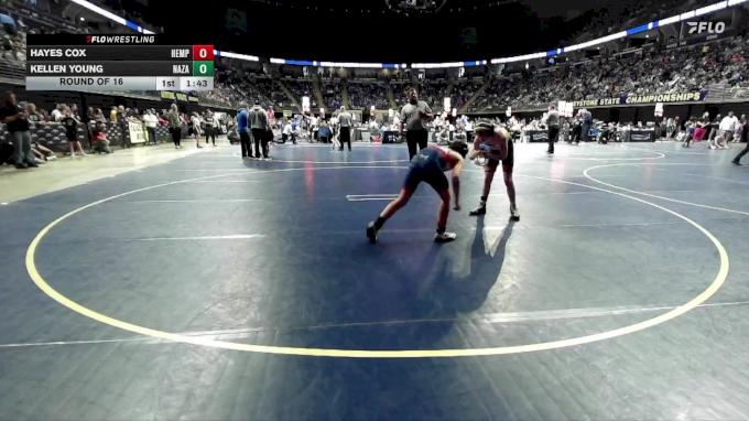 105 lbs Round Of 16 - Hayes Cox, Hempfield vs Kellen Young, Nazareth