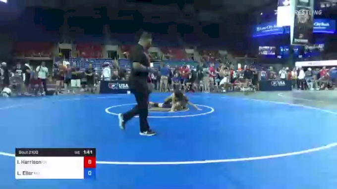 100 lbs Consi Of 16 #1 - Isaiah Harrison, Colorado vs Lawson Eller ...