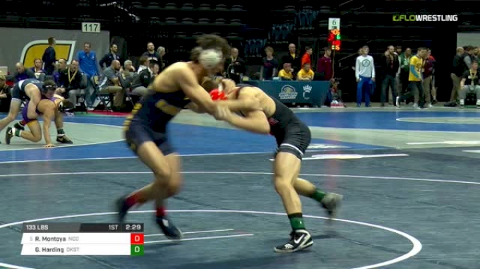 133 lbs Quarterfinal - Rico Montoya, N. Colorado vs Gary Wayne Harding ...