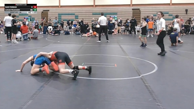 88 lbs Champ. Round 1 - Sam Forman, Team Tugman vs Lucas Feliciano ...
