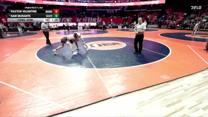 2A 113 lbs Cons. Semi - Sam Murante, Elmhurst (IC Catholic) vs Paxton ...