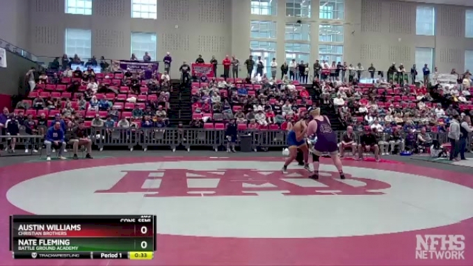 285 lbs Cons. Semi - Austin Williams, Christian Brothers vs Nate ...