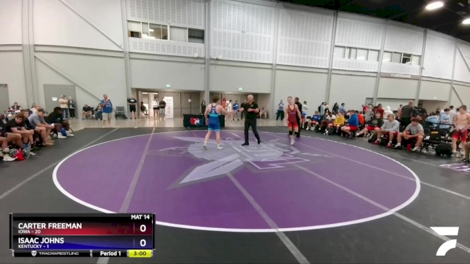 138 lbs Quarters & 1st Wb (16 Team) - Carter Freeman, Iowa vs Isaac ...