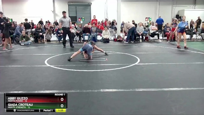 75 lbs Round 1 (6 Team) - Abby Guzzo, Misfits Power vs Giada Croteau ...