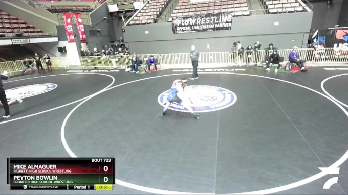106 lbs Cons. Round 1 - Peyton Bowlin, Frontier High School Wrestling ...