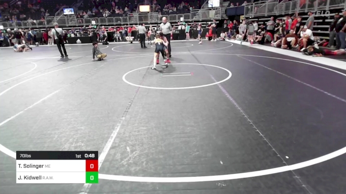 70 lbs Final - Tobias Solinger, Moyer Elite vs Joseph Kidwell, R.A.W.