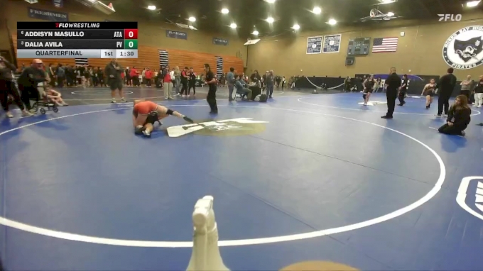 130 lbs Quarterfinal - Dalia Avila, Pioneer Valley vs Addisyn Masullo ...