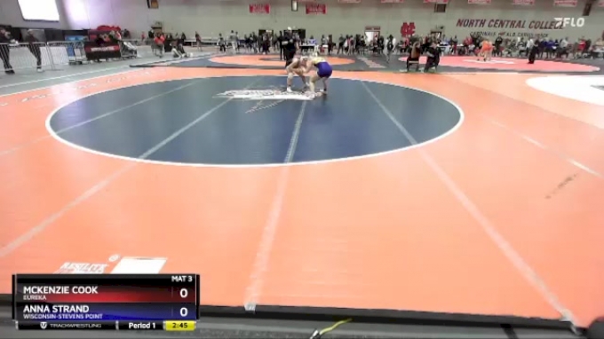 143 lbs Cons. Round 3 - Anna Strand, Wisconsin-Stevens Point vs ...