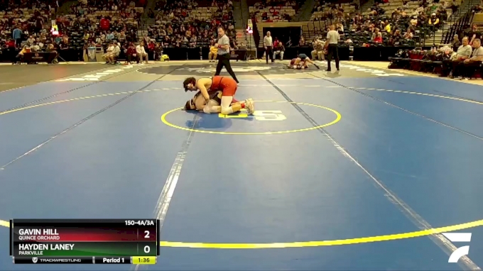 150-4A/3A Champ. Round 1 - Gavin Hill, Quince Orchard vs Hayden Laney ...