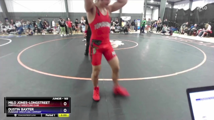 165 lbs Quarterfinal - Milo Jones-Longstreet, Marysville Wrestling Club ...