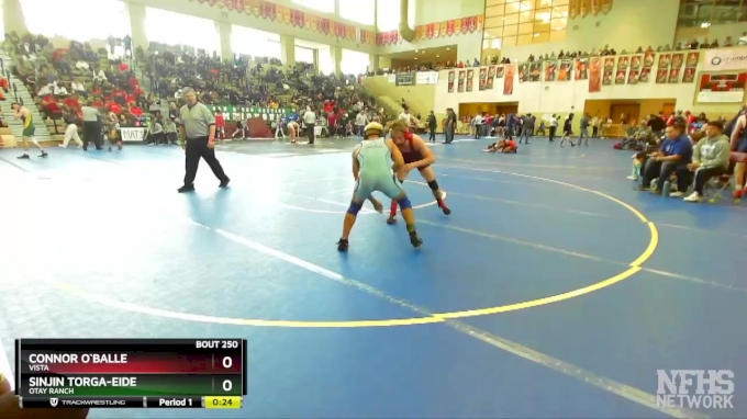 128 Boys Cons. Round 2 - Connor O`Balle, Vista vs Sinjin Torga-Eide ...