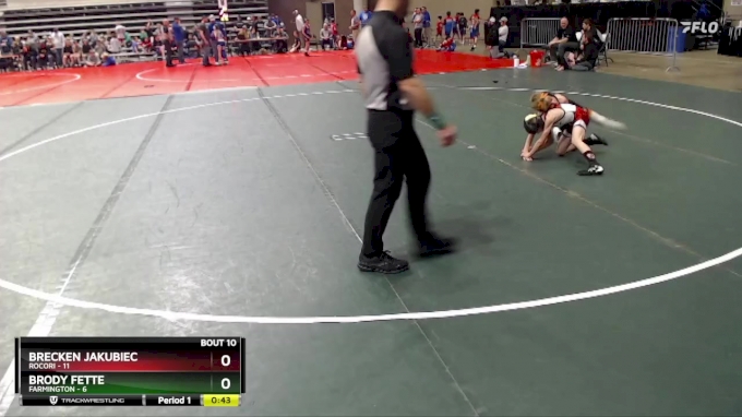 65 lbs Finals (8 Team) - Brody Fette, Farmington vs Brecken Jakubiec ...