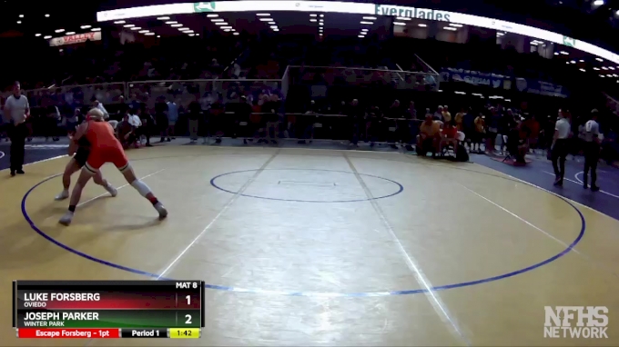 3A 152 lbs Cons. Round 2 - Luke Forsberg, Oviedo vs Joseph Parker ...