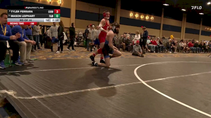 133 lbs Rd Of 16 - Tyler Ferrara, Cornell vs Mason Leiphart, Franklin ...