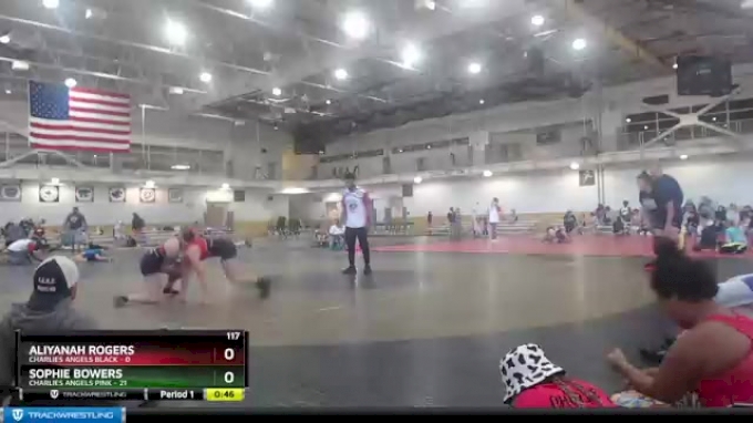 117 lbs Round 2 (4 Team) - Sophie Bowers, Charlies Angels Pink vs ...