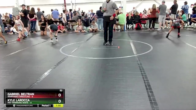 52 lbs Round 2 (6 Team) - Gabriel Beltran, Warhawks Wrestling vs Kyle ...