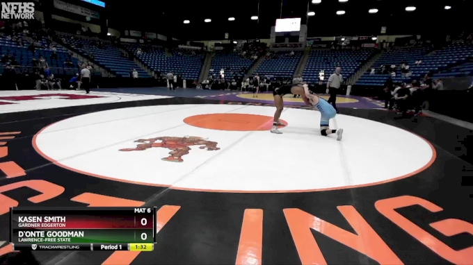 6A-144 lbs Champ. Round 1 - Kasen Smith, Gardner Edgerton vs D`onte ...