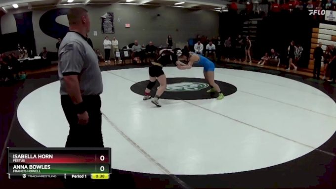 120 lbs. Cons. Round 5 - Anna Bowles, Francis Howell vs Isabella Horn, Festus
