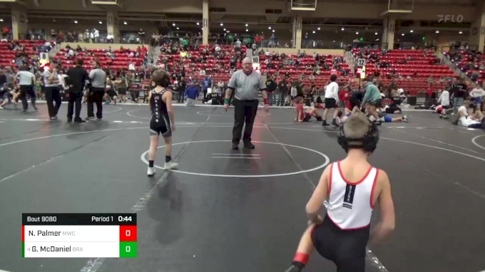 70 lbs Cons. Semi - Grant McDaniel, Brawlers vs Nathan Palmer, Maize ...