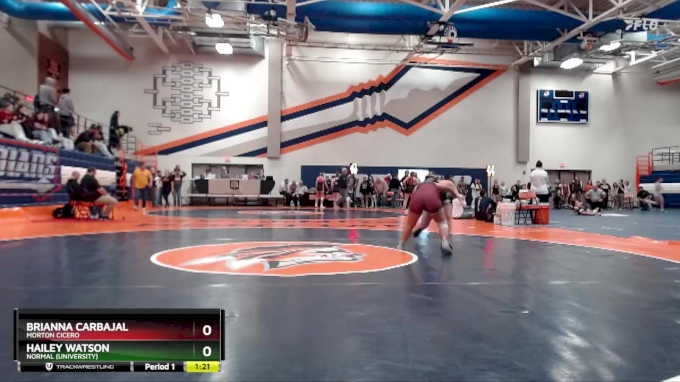 125 lbs Cons. Semi - Hailey Watson, Normal (University) vs Brianna ...