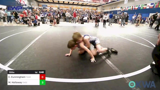 55 lbs Quarterfinal - Cameron Cunningham, Team Guthrie Wrestling vs ...