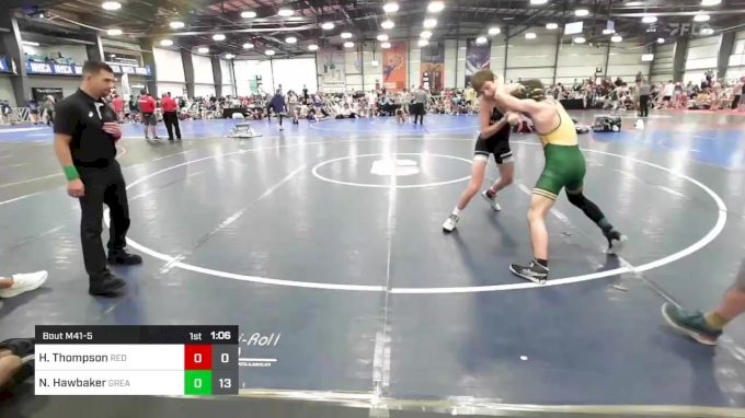 126 lbs Rr Rnd 2 - Hayden Thompson, Red Lion vs Nick Hawbaker, Great Bridge