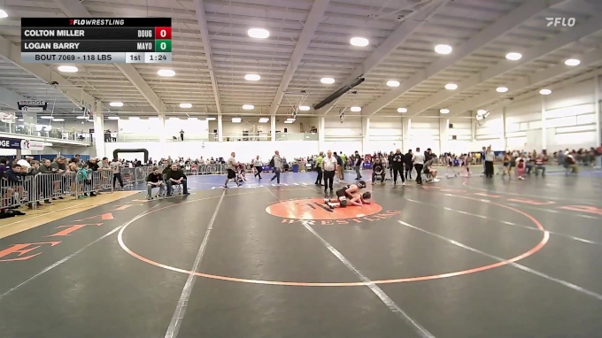 118 lbs Round Of 32 - Colton Miller, Doughboys WC vs Logan Barry, Mayo ...