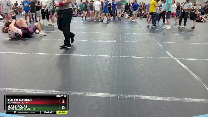 215 lbs Round 5 (6 Team) - Caleb Gaskins, Glynn Coastal vs Gabe Rojas ...