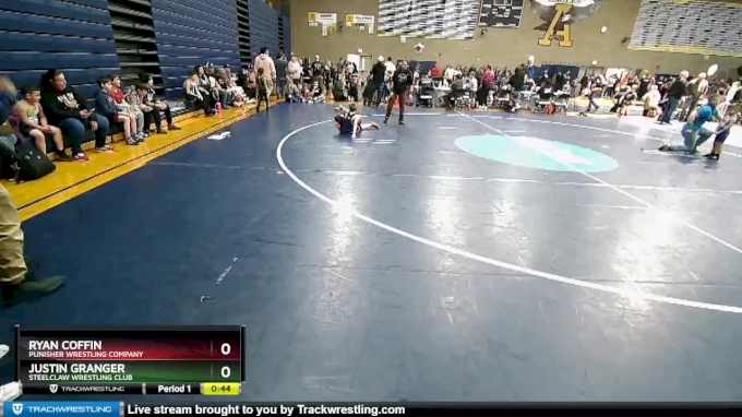 74 lbs Champ. Round 1 - Ryan Coffin, Punisher Wrestling Company vs ...