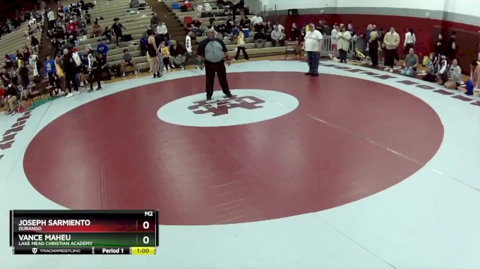 285 lbs Cons. Round 4 - Joseph Sarmiento, Durango vs Vance Maheu, Lake ...