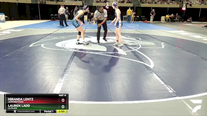 110 lbs Round 1 - Miranda Lentz, Leonardtown vs Lauren Ladd, La Plata