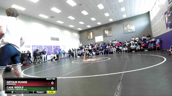 106 lbs Champ. Round 2 - Arthur Runge, Ensworth vs Cade Riddle, Lakeway ...