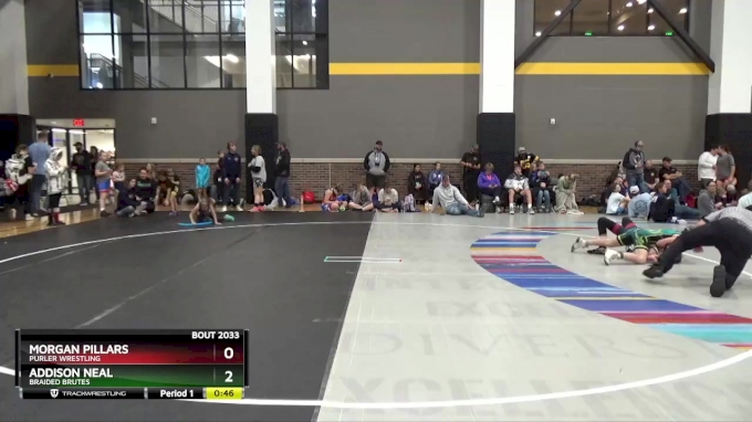 91 lbs Round 1 - Addison Neal, Braided Brutes vs Morgan Pillars, Purler ...