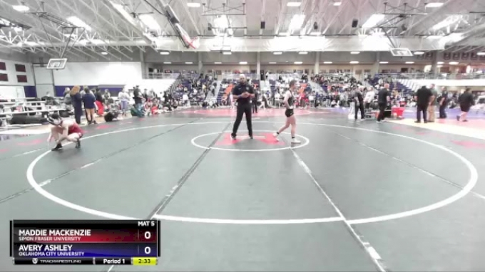 116 lbs Cons. Semi - Maddie Mackenzie, Simon Fraser University vs Avery ...